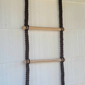 Macrame Ladder Storage for Scrunchies, Jewelry, Headbands, Sunglasses ...