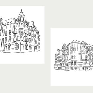 Architecture Procreate Stamp Brushes House Stamp Brushes - Etsy