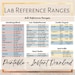 Nursing Lab References Cheat Sheet - Etsy