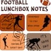 48pcs Football-themed Lunchbox Notes| Cute Football Puns, Positive ...