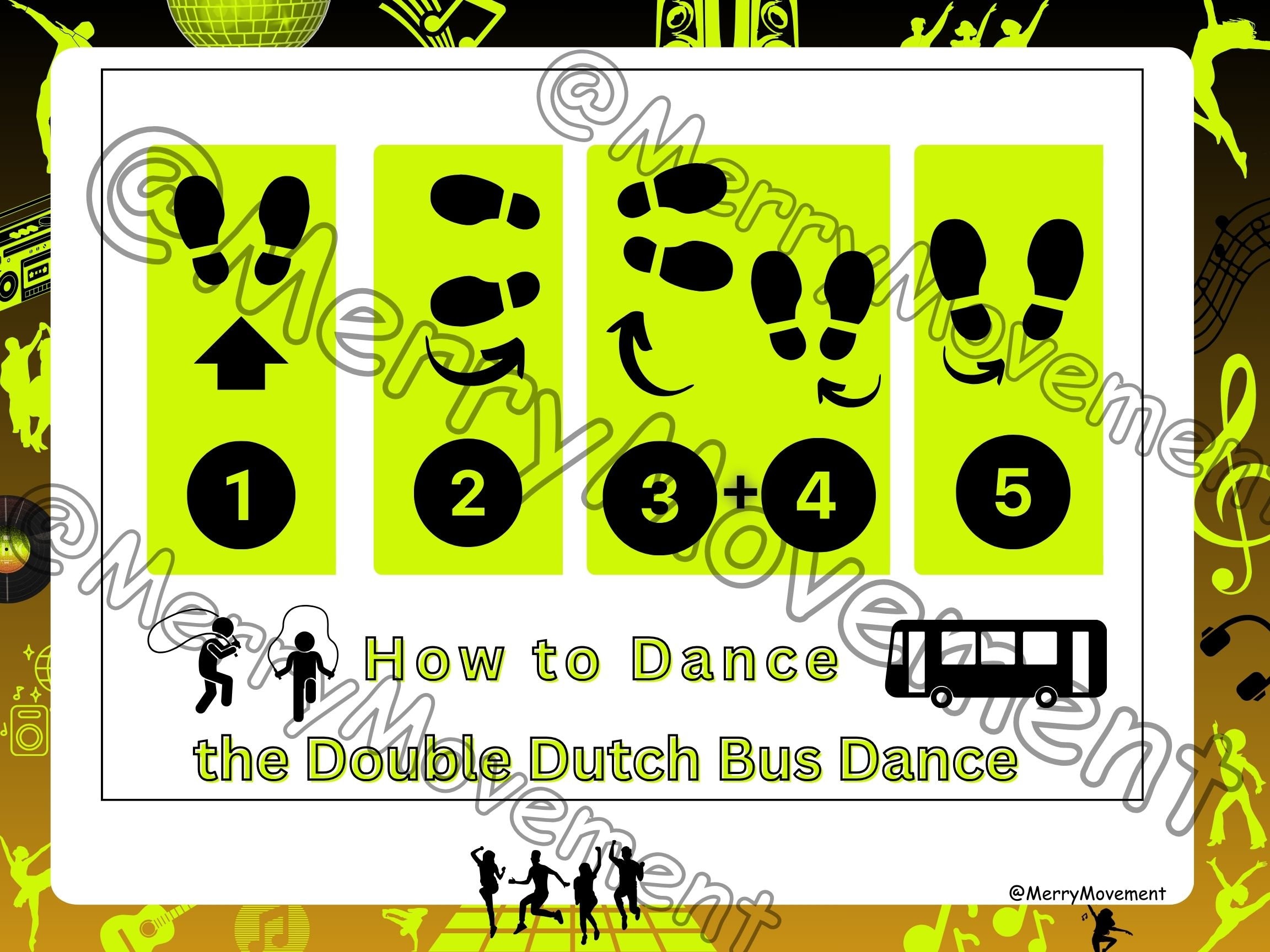 Double Dutch Bus Dance Steps | PE Dance Activity for Kids | Brain Break ...