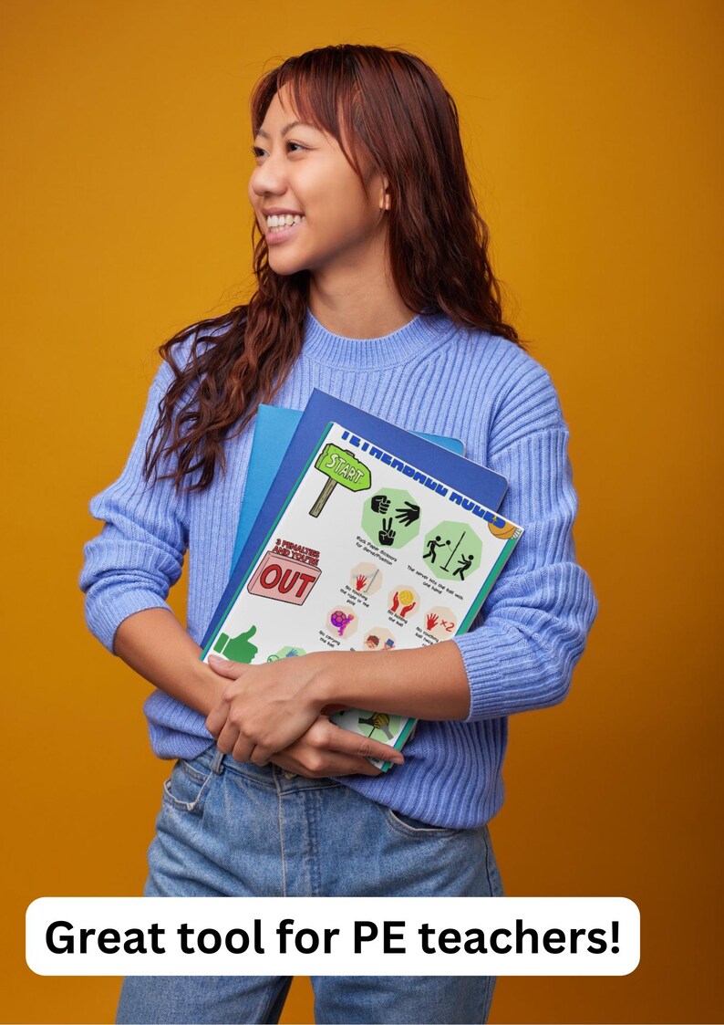 Tetherball Rules Sign| Poster for the Gym, Yard, Recess, and Playground ...