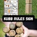 Kubb Rules Illustrated Poster: Lawn Game Guide (PDF) - Etsy