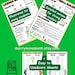 Ladder Ball Rules Poster & Score Sheets: Yard Game Guide (printable PDF ...