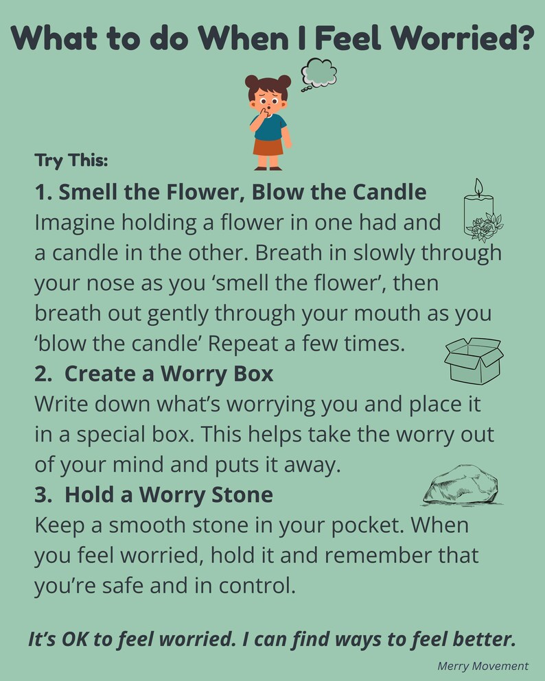 What to Do When I Feel...posters | Calm Down Corner Printable ...