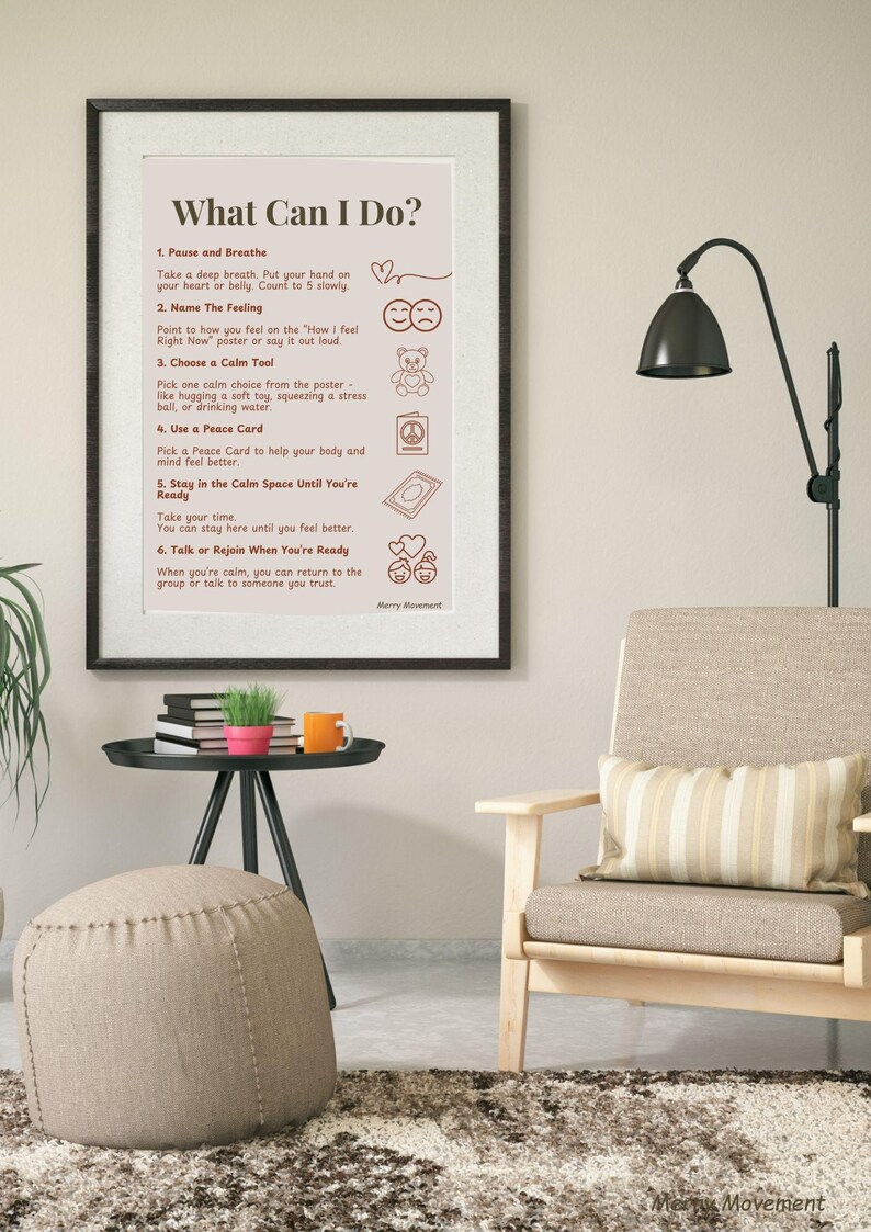 Montessori Calm-down Corner Toolkit – Printable SEL Posters, Peace Area ...