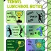 Tennis Lunchbox Notes: Positive Affirmation Cards for Kids (PDF) - Etsy