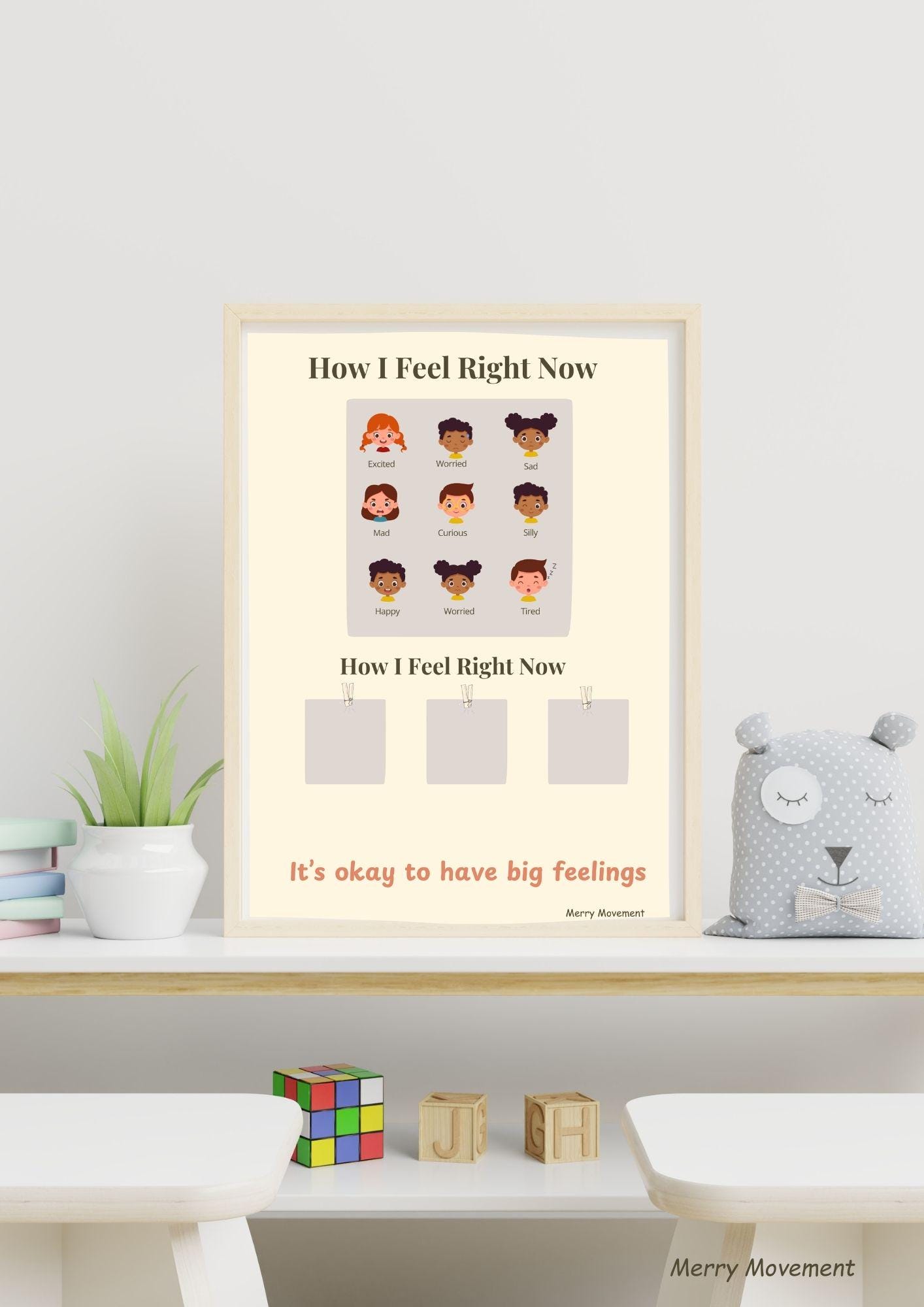 Montessori Calm-down Corner Toolkit – Printable SEL Posters, Peace Area ...