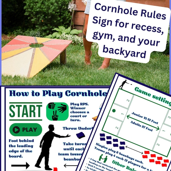 Corn Hole Sign up Sheet - Etsy