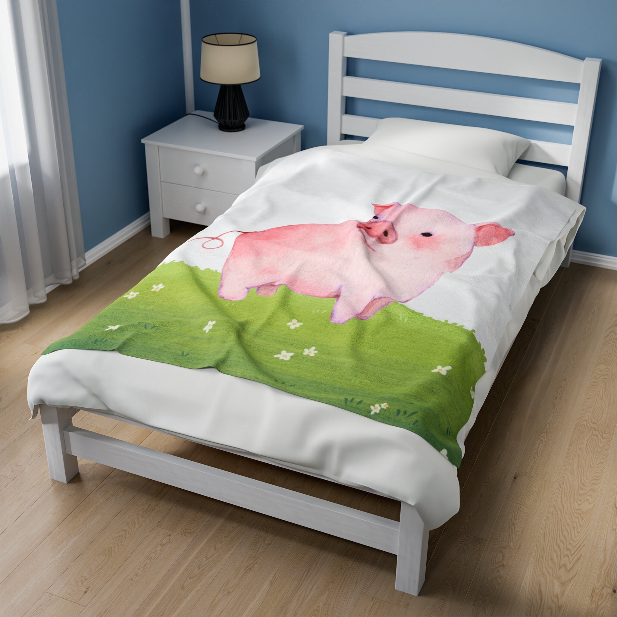 Piggie Plush Blanket - Etsy