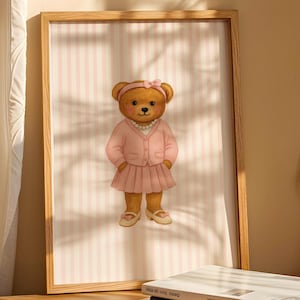 pink polo bear background
