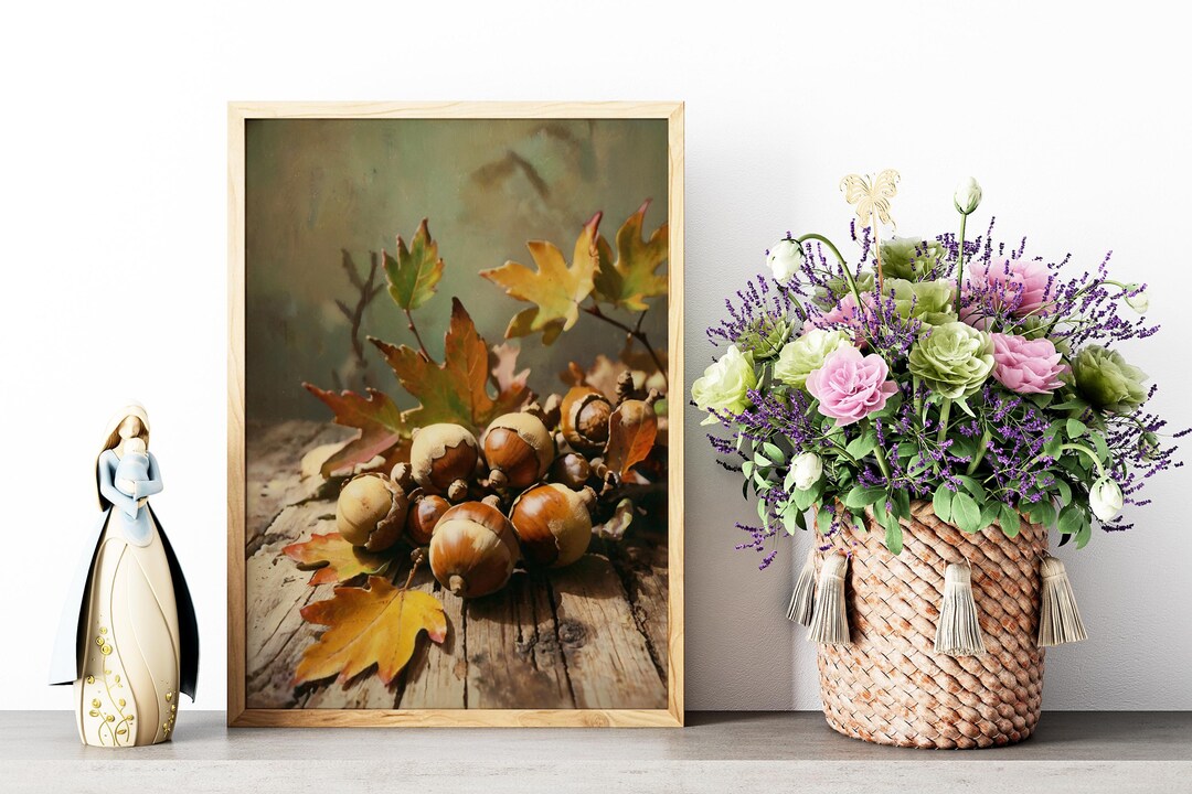Autumn Wall Art, Acorns Decor, Trendy Art Prints, Fall Wall Decor ...
