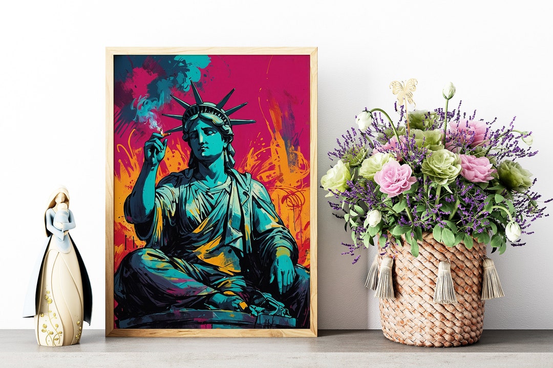 Statut of Liberty Wall Art, New York City, Trendy Art Prints, NYC ...
