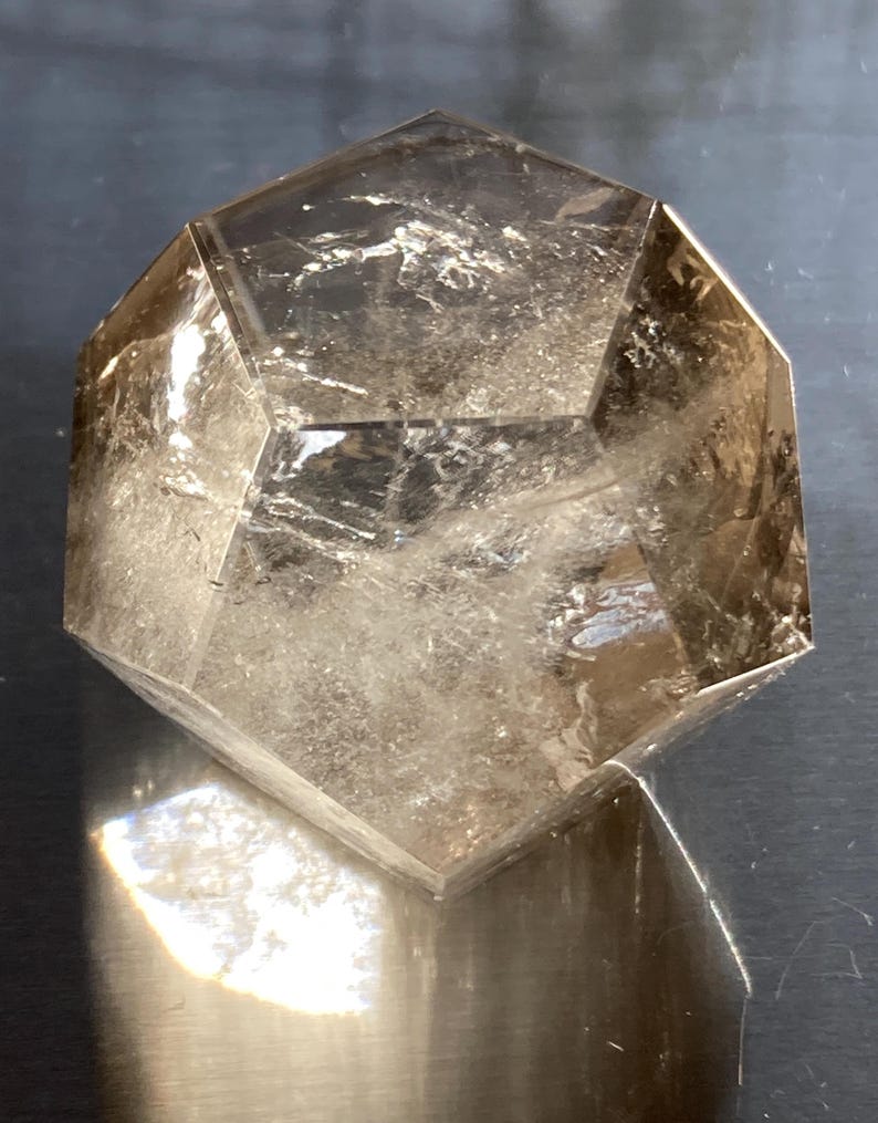 Dodecahedron Quartz* Minas Gerais Brasil* Platonic Solids* - Etsy
