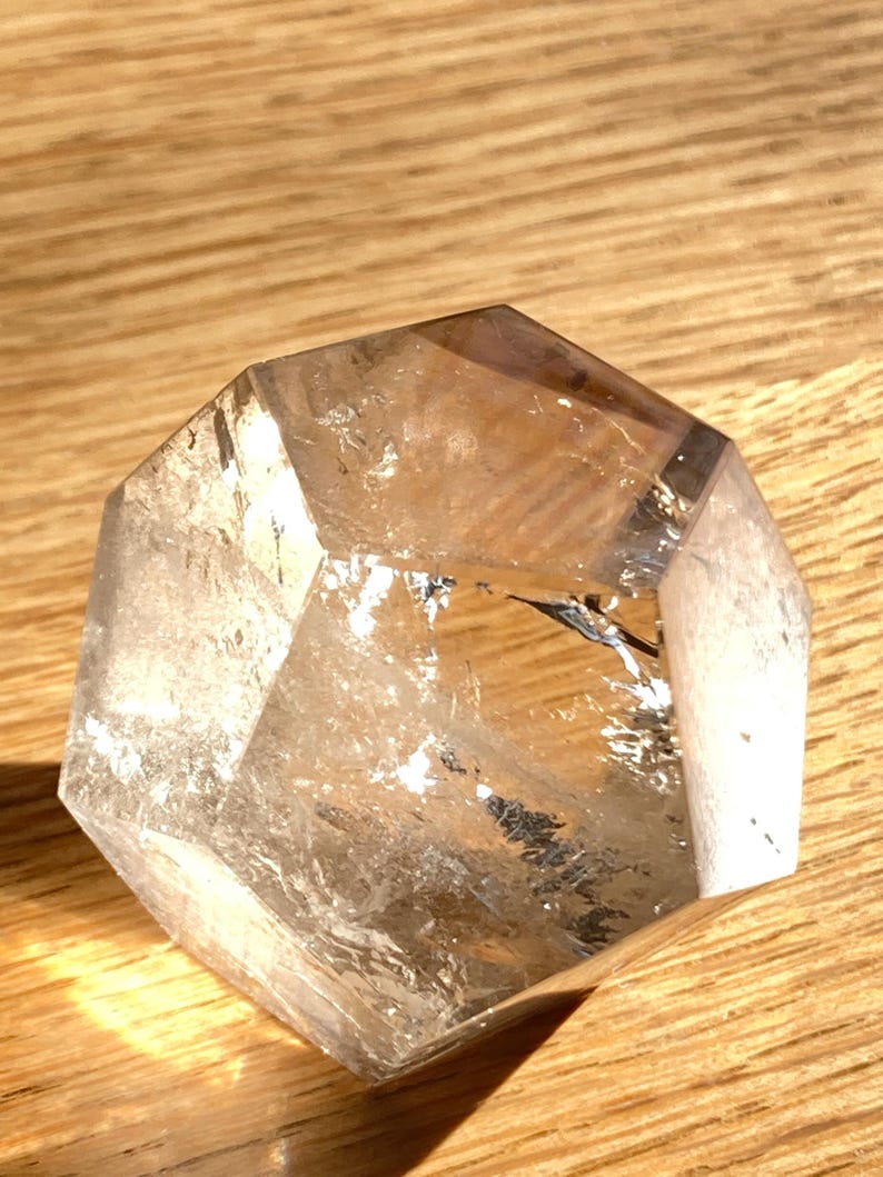 Dodecahedron Quartz* Minas Gerais Brasil* Platonic Solids* - Etsy