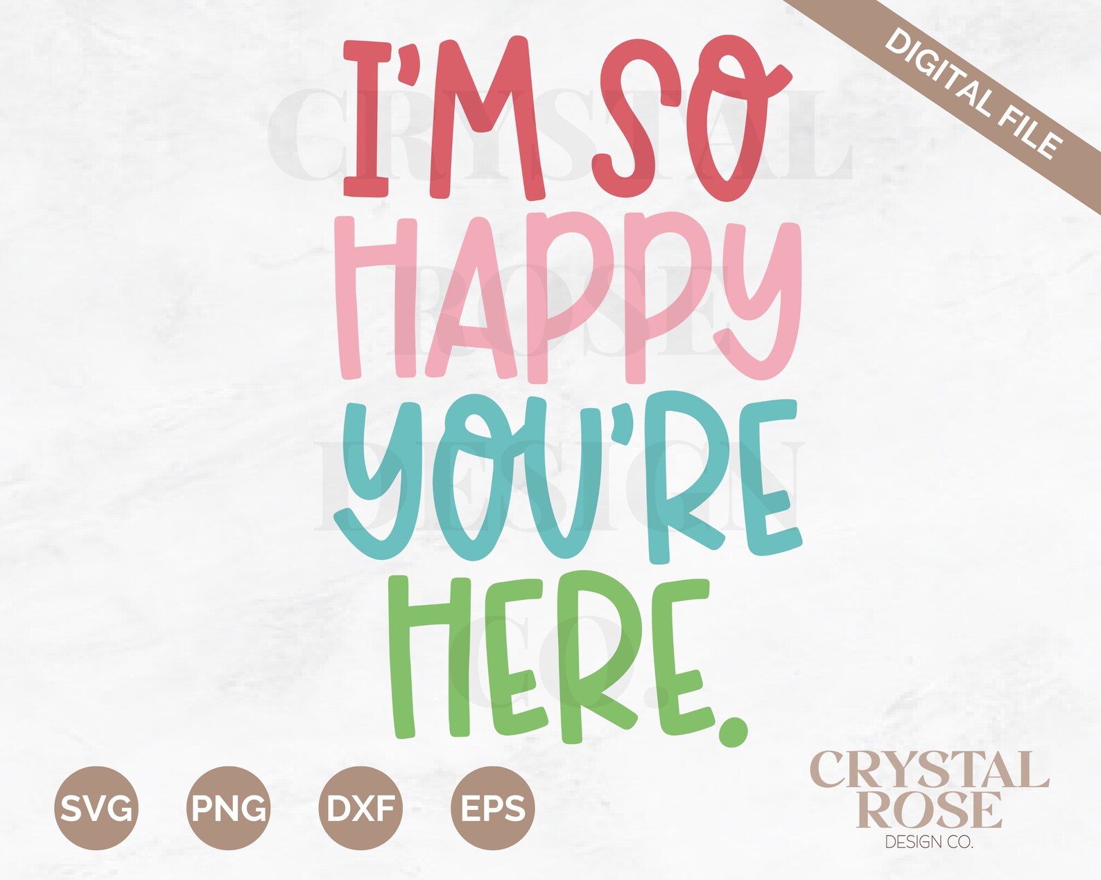I'm so Happy You're Here SVG, Teacher SVG, Classroom SVG, Back to ...