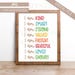 I Am Kind Poster Boho Classroom Decor, Classroom Posters Quotes ...
