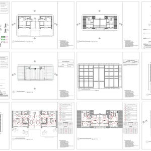 Double A-frame, 4 Bedrooms, 4 Bathroom House Architecture Build Plans ...