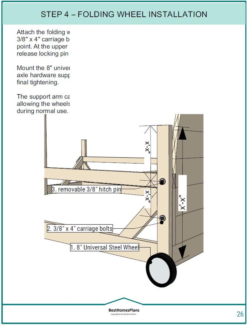 Chicken Tractor Plans 12x8 PDF, Movable Chicken Coop, DIY Mobile Hen ...