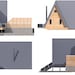 A-frame Cabin 2 Bedrooms, 1 Bathroom Architecture Build Plans, 921SF ...