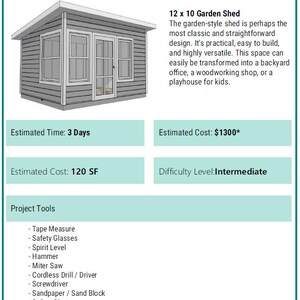 12x10 Backyard Office Plans and Build Guide | DIY Woodworking ...