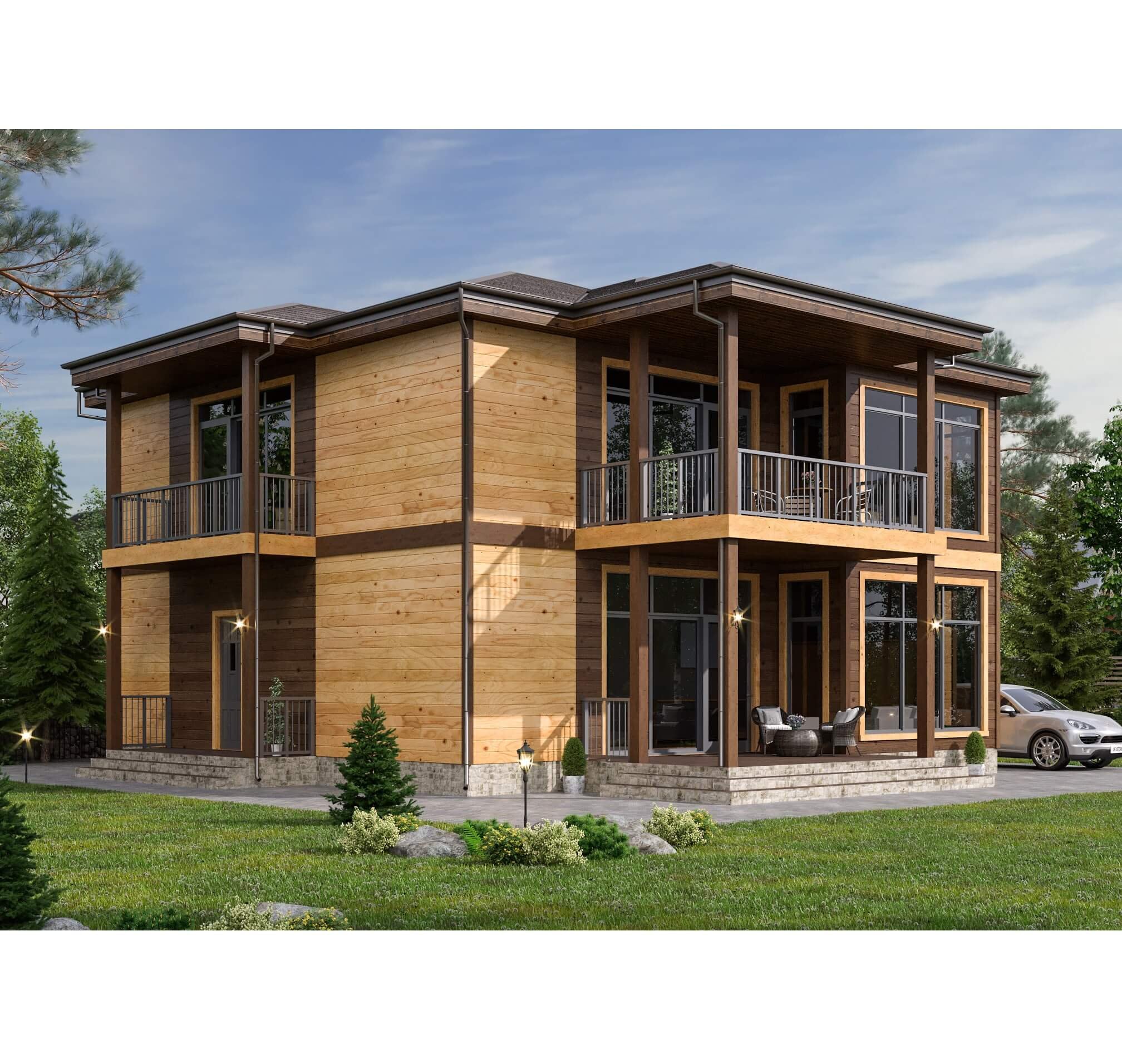 Modern House 5-bedrooms, 5-bathrooms, 2923SF Living Area (49-pages ...