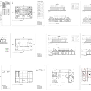 Mill Farm Loft House Plans 2623SF 4 Bedroom 3.5 Bath Rustic Barn ...