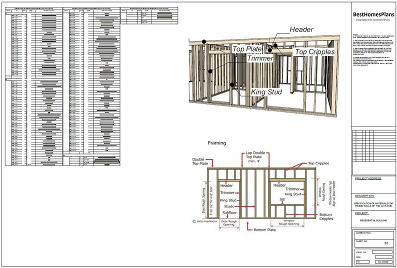 Barn House 2 Bedrooms, 1 Bathroom 1881SF Living Area, Architectural ...