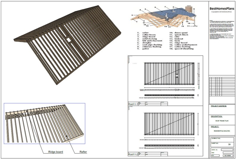 Barn House 2 Bedrooms, 1 Bathroom 1881SF Living Area, Architectural ...