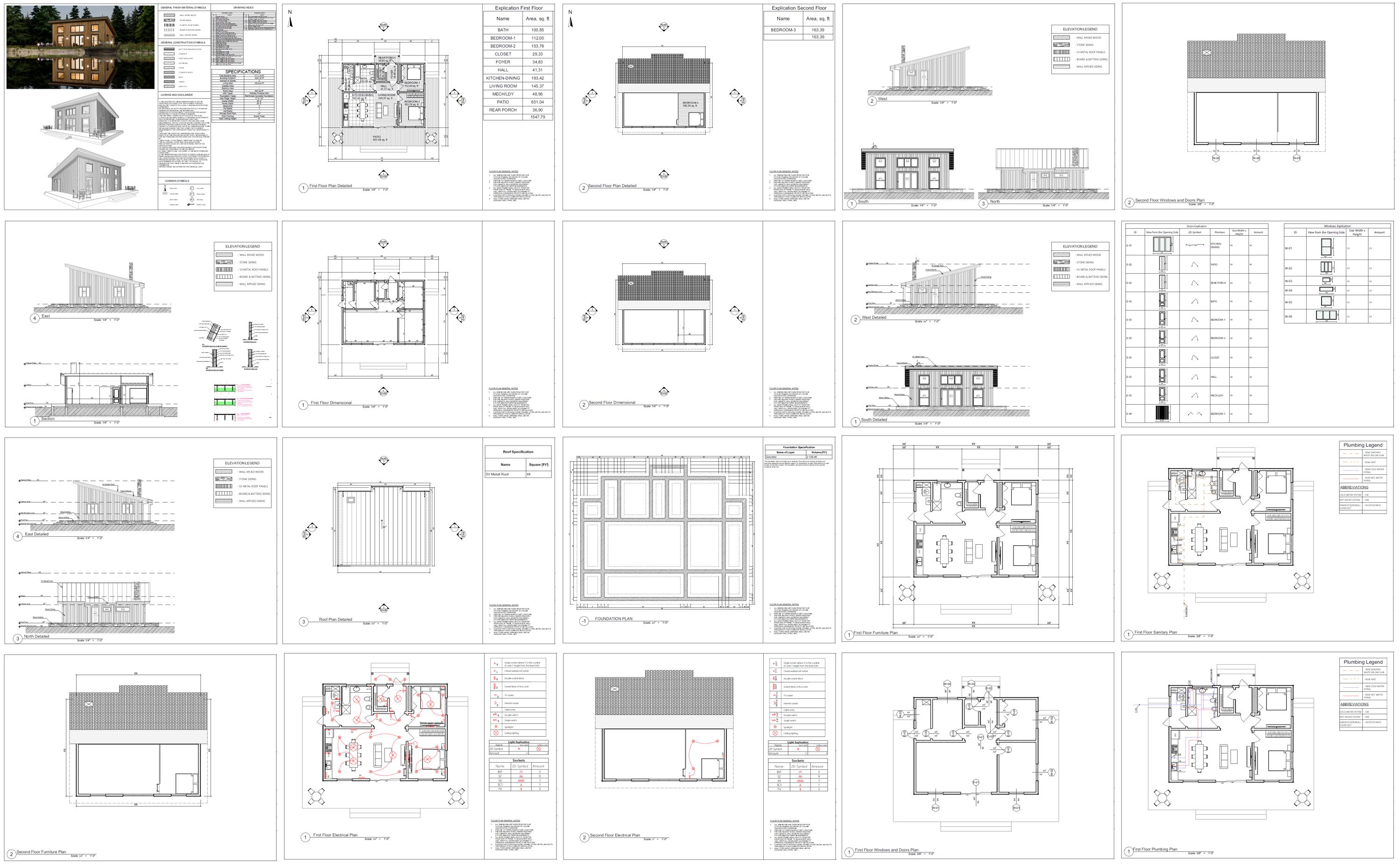 Cozy Charming Backyard Cabin 3-bed, 1-bath, 1023SF Living Area 40-pages ...