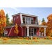 DIY Cabin Loft Build Plans 13'x31' Tiny House, 372SF Living Area Home ...