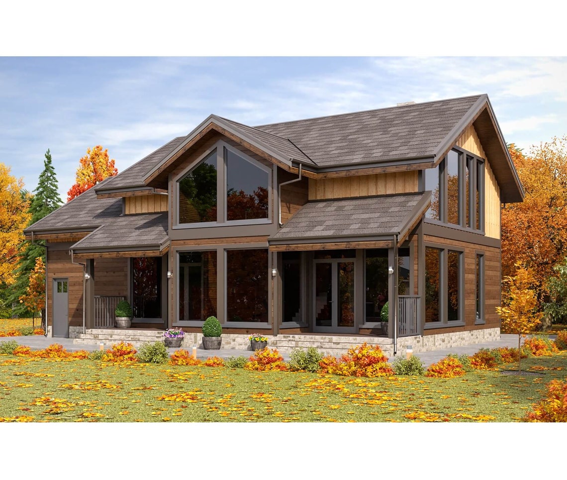 New American House, 3-bedrooms, 3-bathrooms, 2242SF Living Area (46 ...