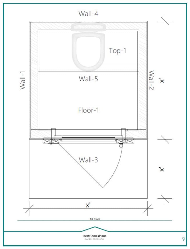 Backyard Outhouse Outdoor Composting Toilet Shed DIY Plans 4x6, Garden ...