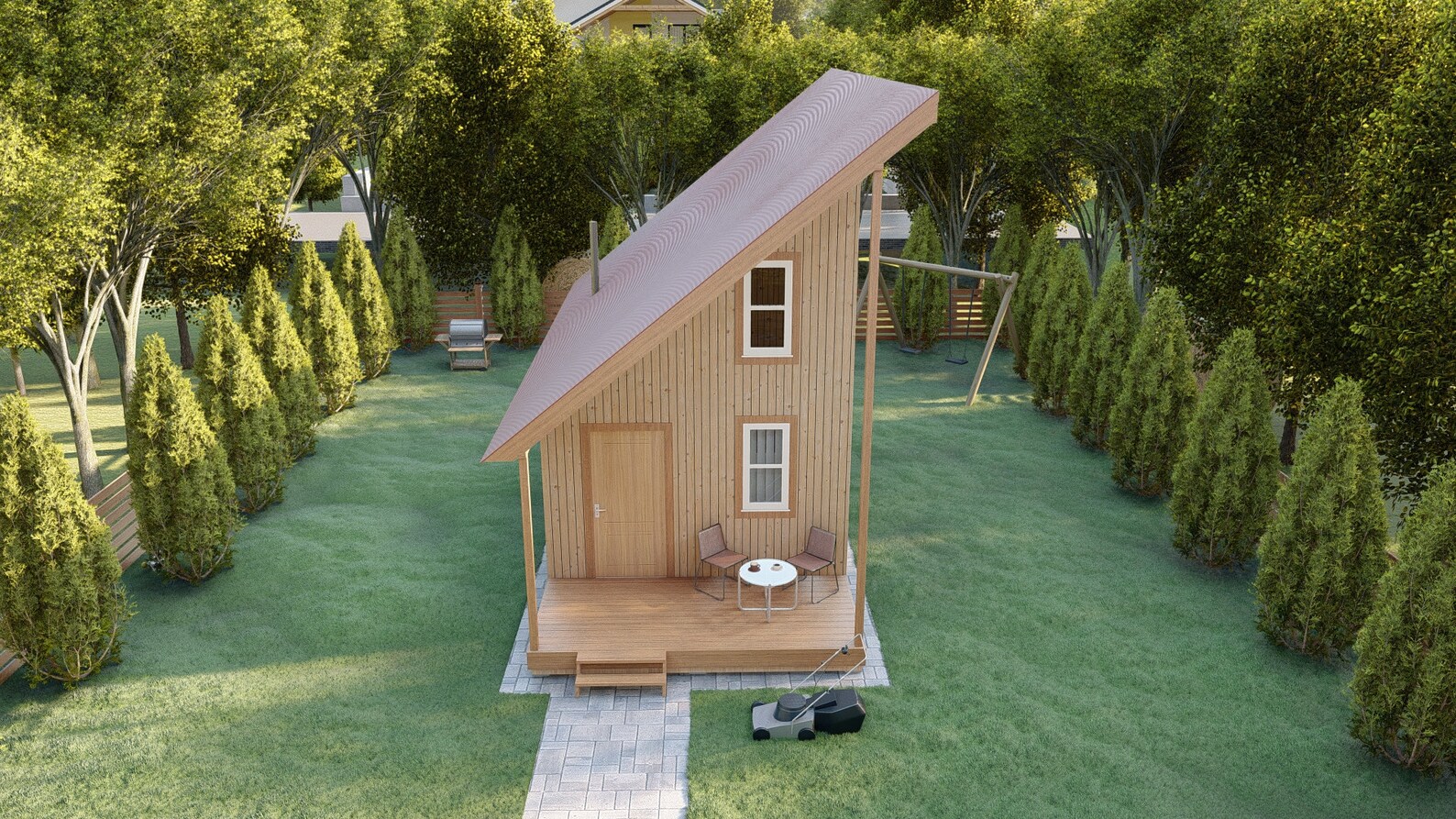 DIY Cabin Loft Build Plans 13'x31' Tiny House, 372SF Living Area Home ...