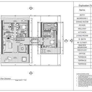 80'x60' A-frame House Plan PDF | Double A-frame Cabin Floor Plan | 4 ...