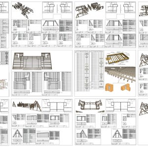 Double A-frame, 4 Bedrooms, 4 Bathroom House Architecture Build Plans ...