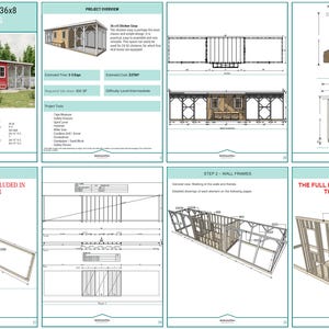Large Chicken Coop Plans, Hen House With Run, 24-32 Chickens (DIY PDF ...