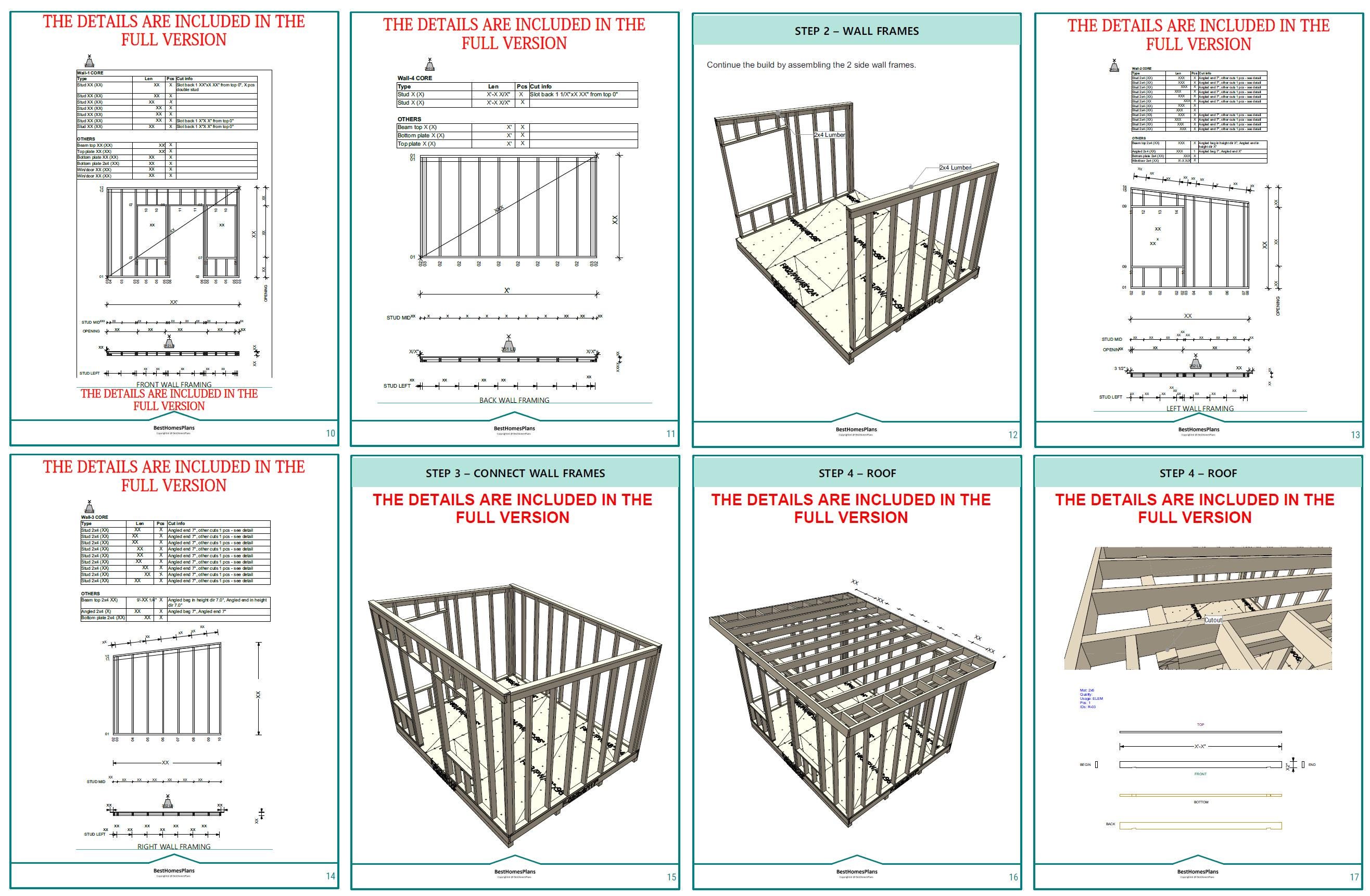 12x10 Backyard Office Plans and Build Guide | DIY Woodworking ...