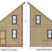DIY Cabin Loft Build Plans 13'x31' Tiny House, 372SF Living Area Home ...