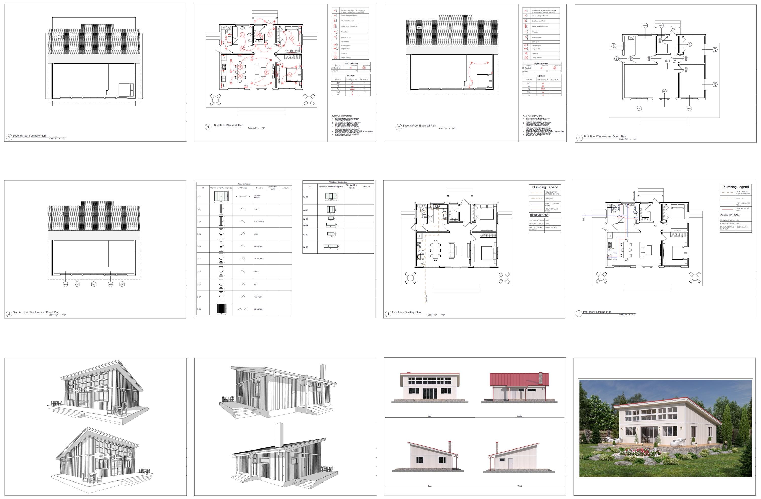 Cozy Charming Backyard Cabin 3-bed, 1-bath, 1023SF Living Area 40-pages ...