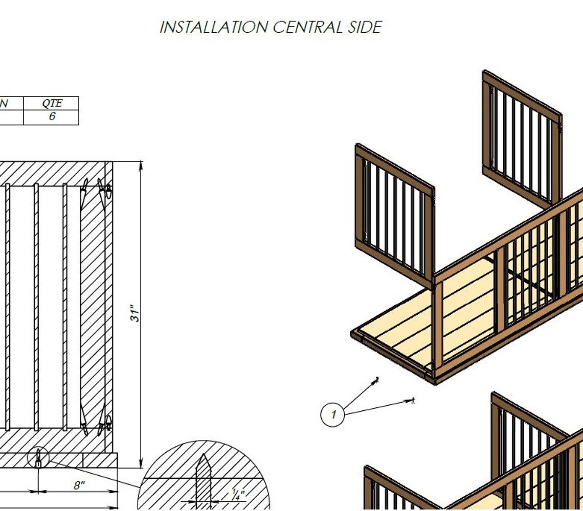 DIY Large Double Dog Kennel Digital Downloads Architectural Plans PDF ...