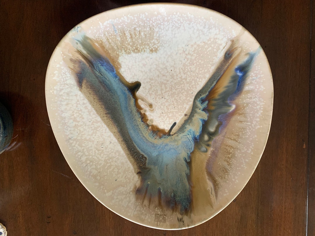 Handcrafted Studio Pottery Platter - Signed - Etsy