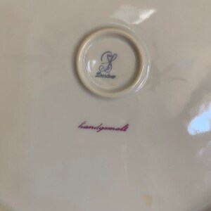 Handgemalt Germany Porcelain Dresden Plate - Etsy