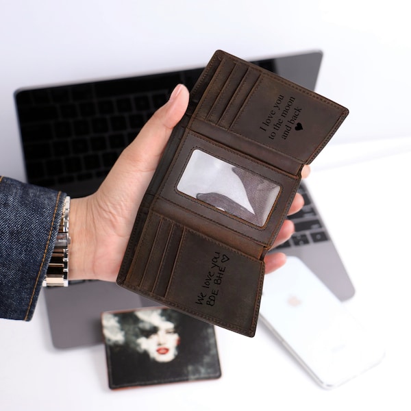 No Fold Mens Wallet - Etsy