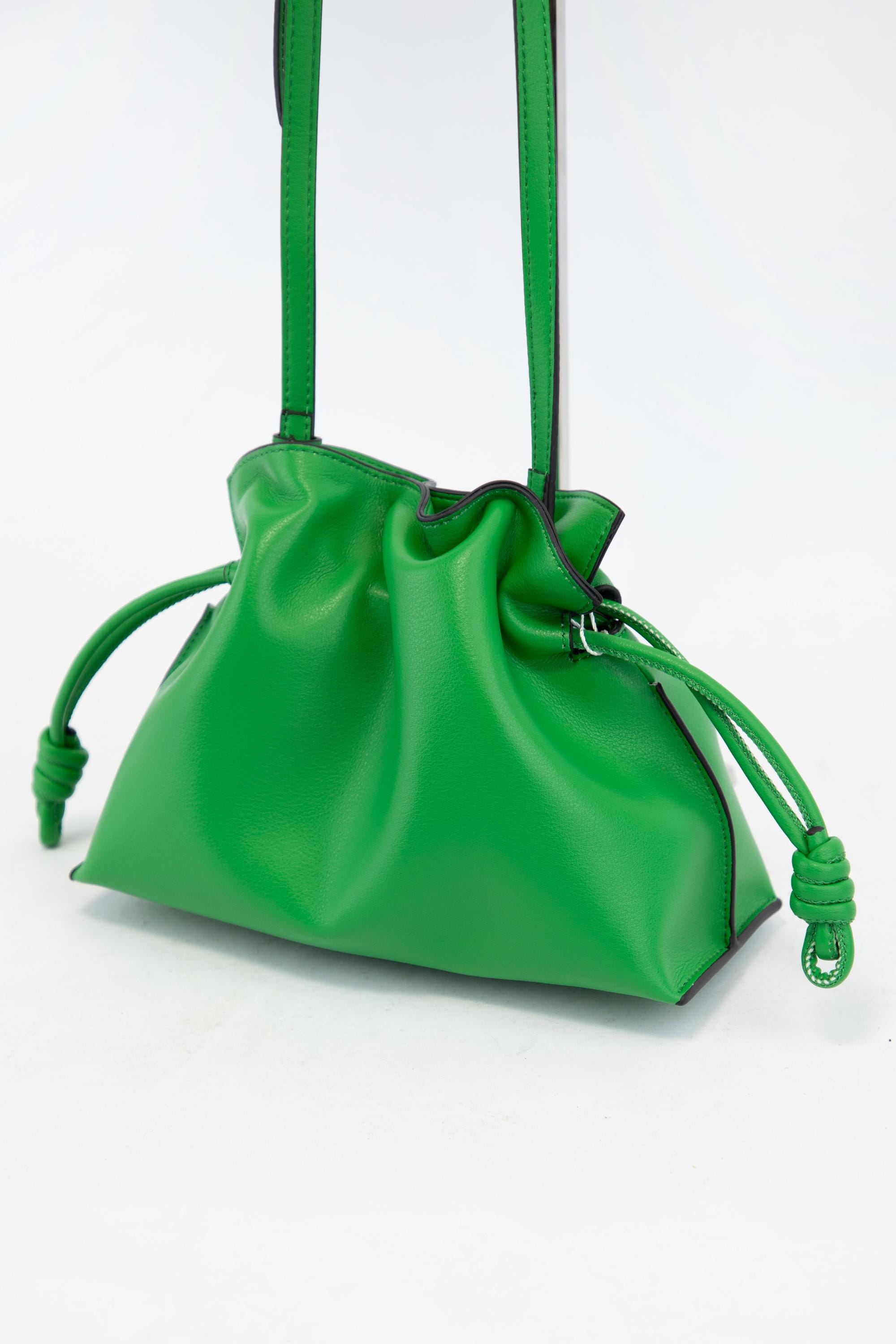 Genuine Leather Drawstring Clutch Bag - Etsy