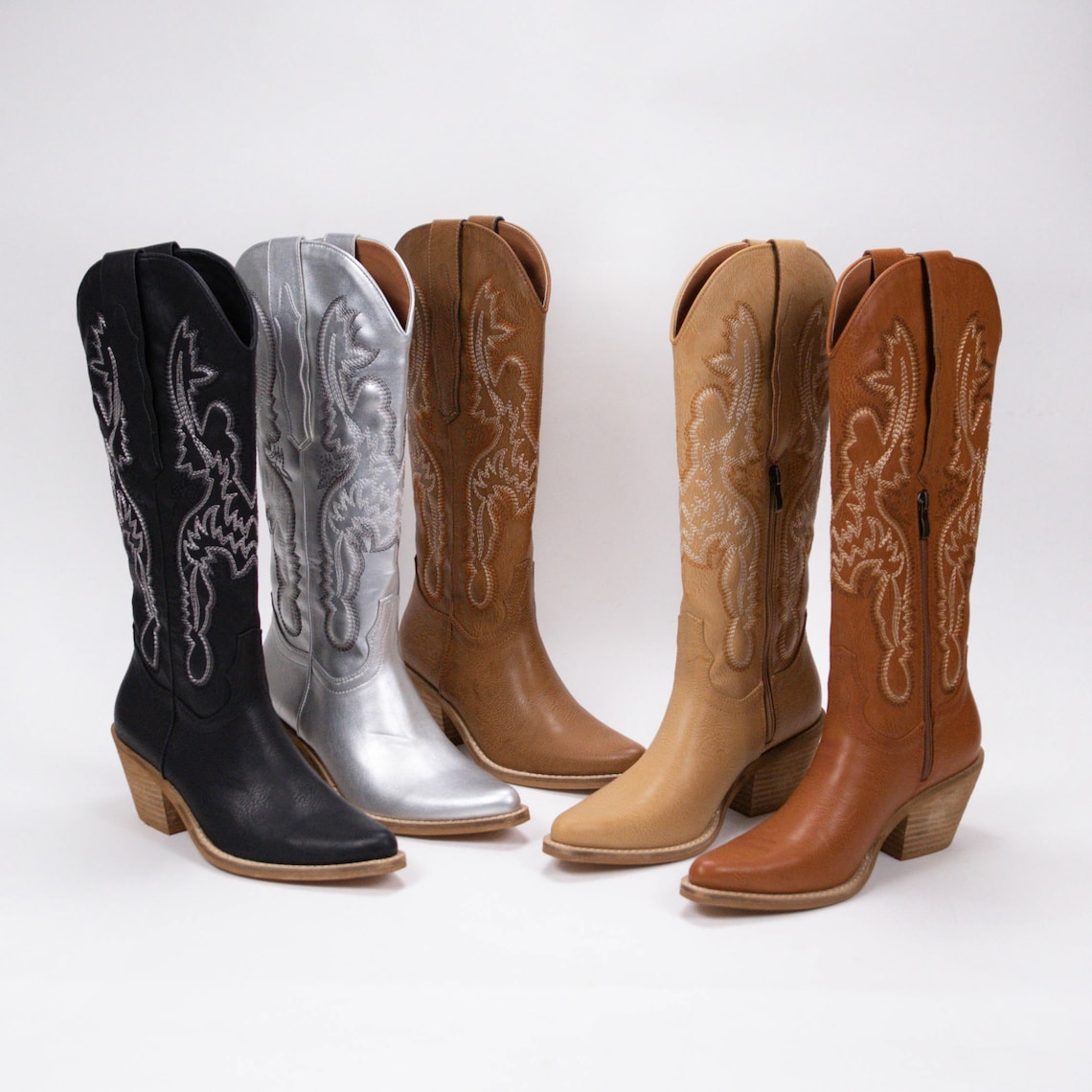 Natalie Western Cowboy Boot // Festival Clothing // Cowgirl Boots - Etsy