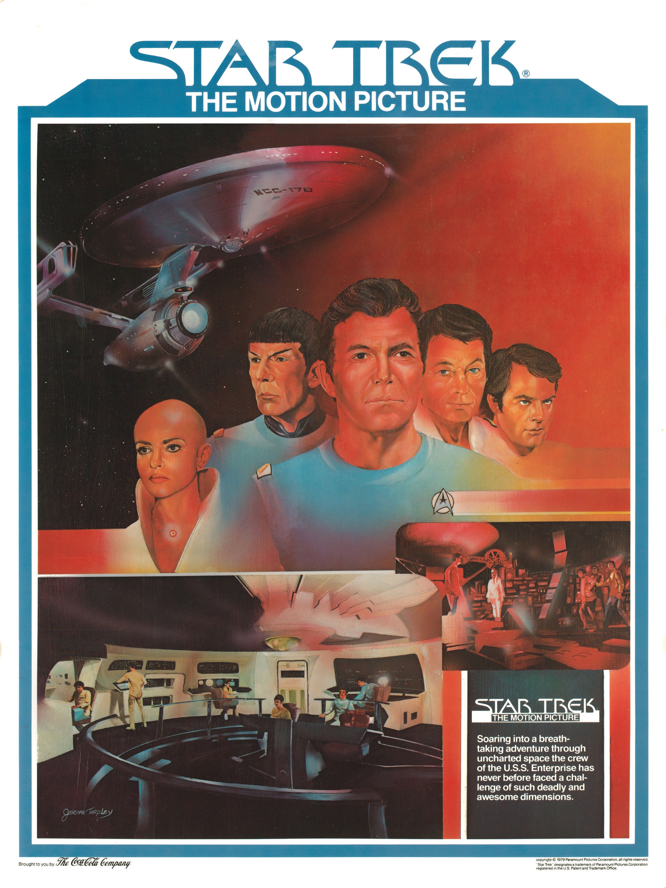 Star Trek the Motion Picture Poster - Retro Modern Art - Vintage Poster ...