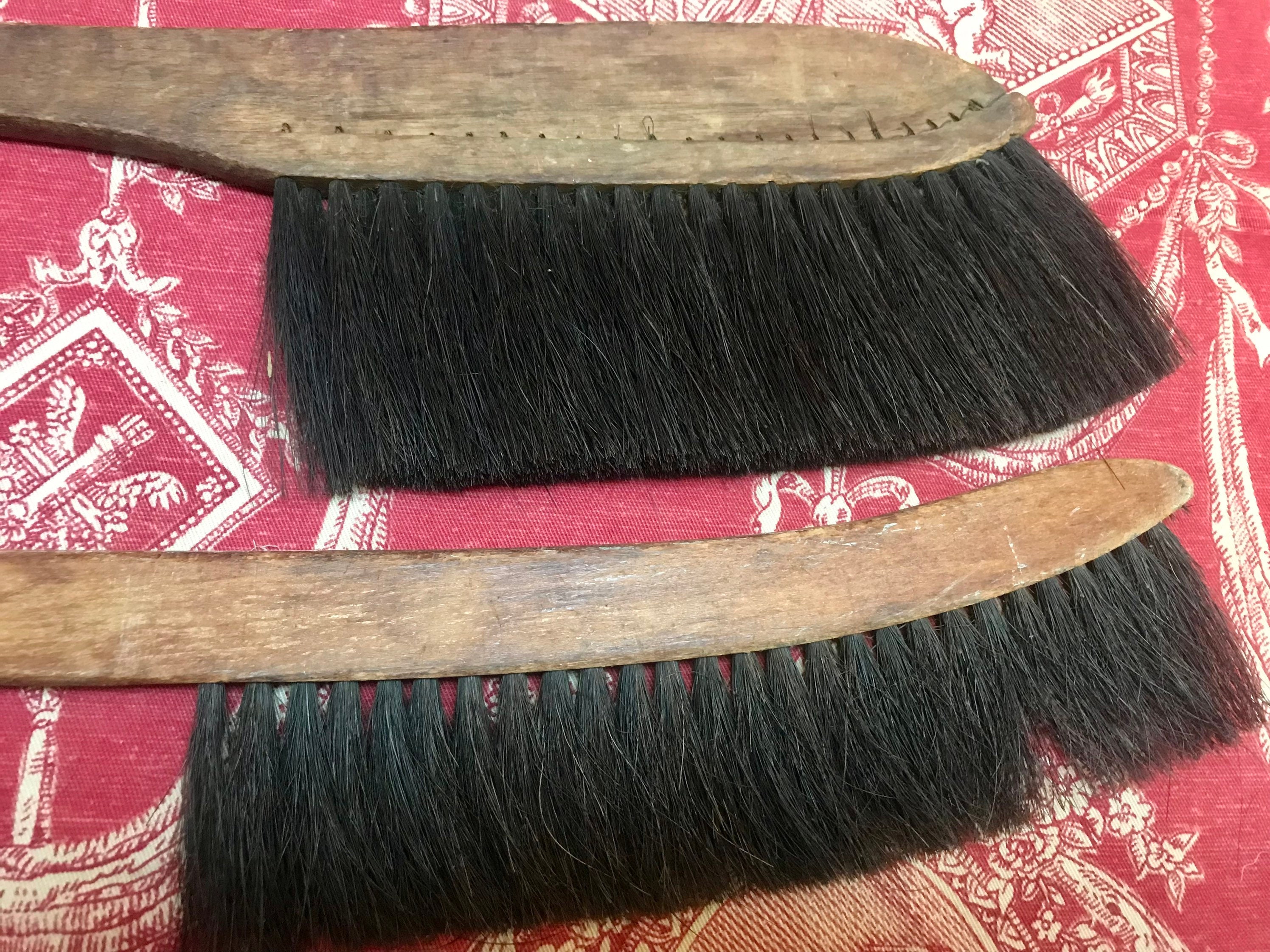 1900's Drafting Table Brushes, Set of 2, 25" L, Natural Bristle ...