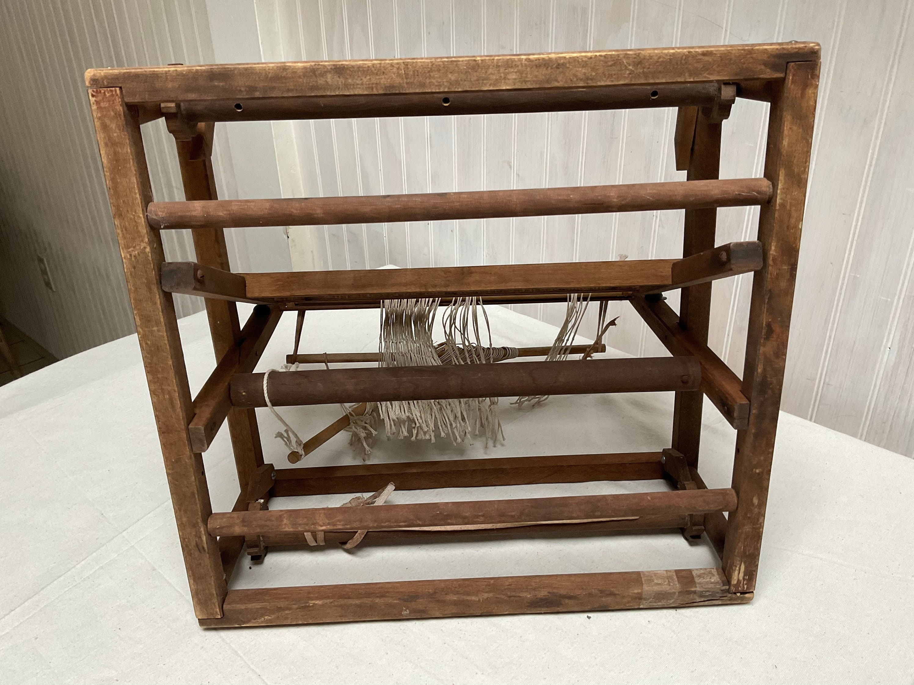 Antique Table Top Weaving Loom Antique Wooden Loom Textile - Etsy