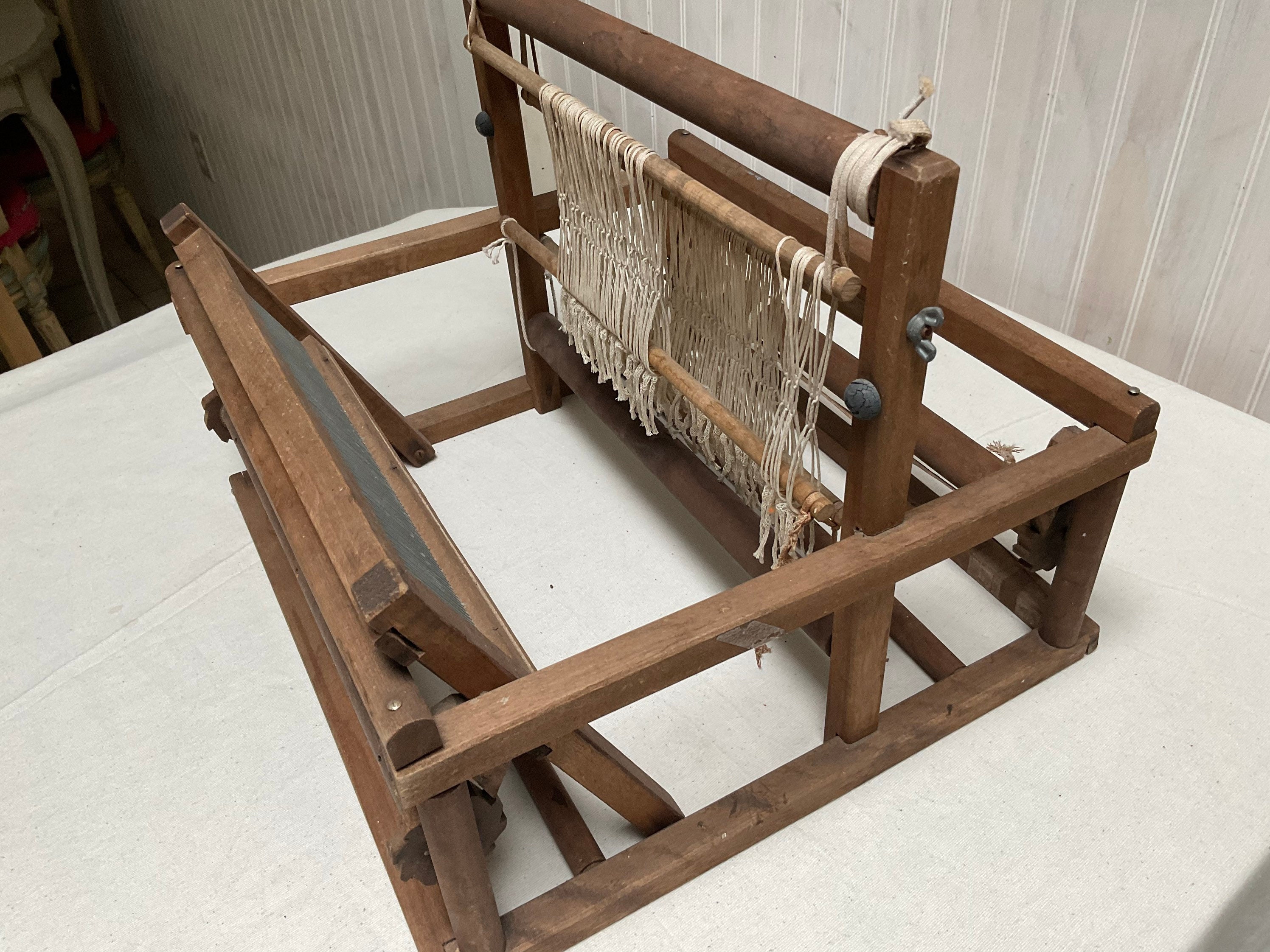 Antique Table Top Weaving Loom Antique Wooden Loom Textile - Etsy